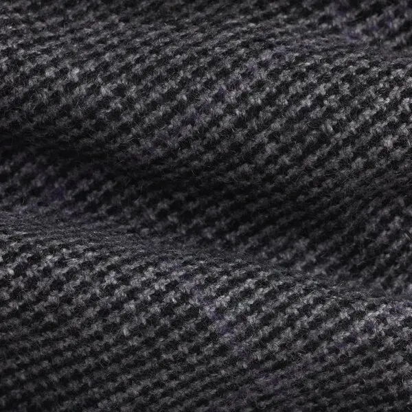 Ralph Lauren Mini-tick-weave Wool-cashmere Neck Tie - Medium Grey Multi