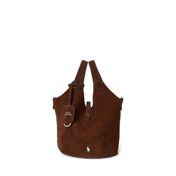 Ralph Lauren Polo Play Suede Small Tote & Crossbody