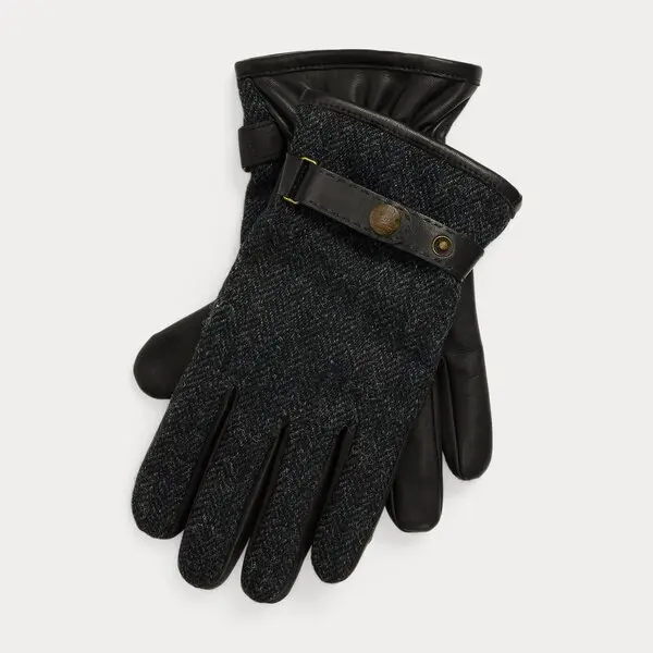 Ralph Lauren Cashmere-lined Wool & Sheepskin Gloves