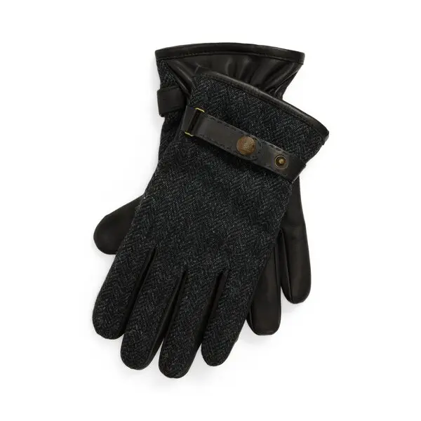 Ralph Lauren Cashmere-lined Wool & Sheepskin Gloves