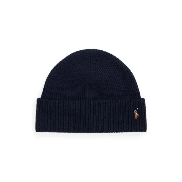 Ralph Lauren Signature Pony Wool-blend Beanie