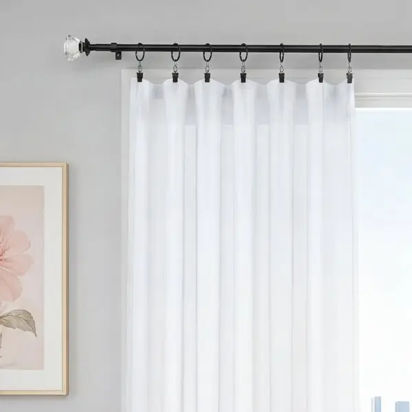 Juicy Couture Bel Air 2-piece Adjustable Curtain Rod Set