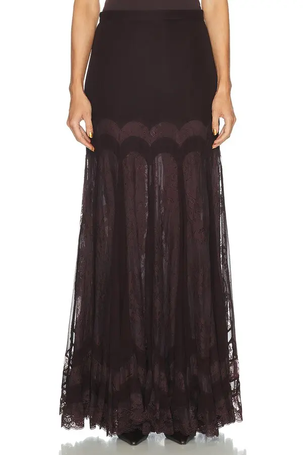 Zimmermann Valiant Panelled Maxi Skirt
