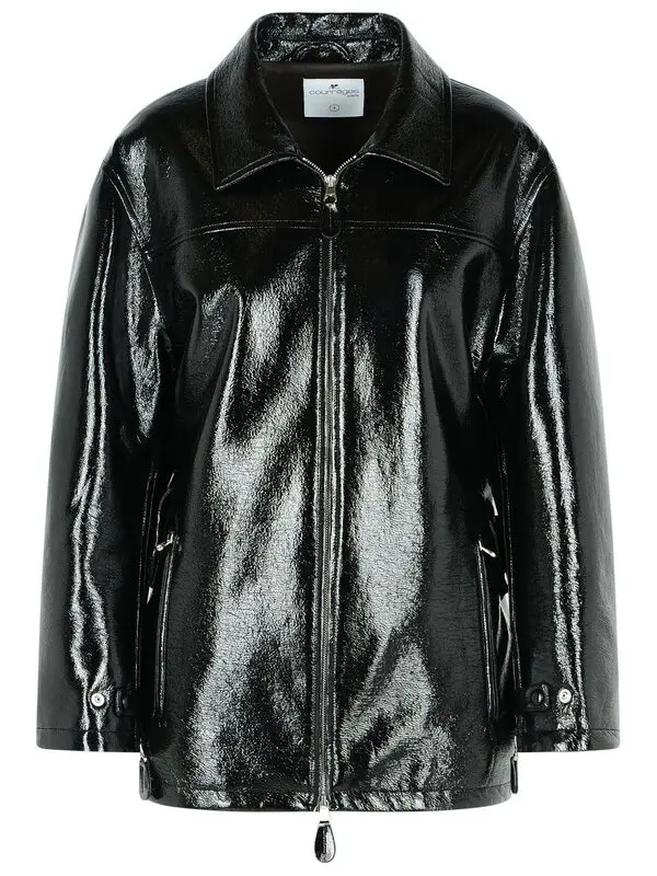 COURREGES Vinyl' Cotton Blend Jacket
