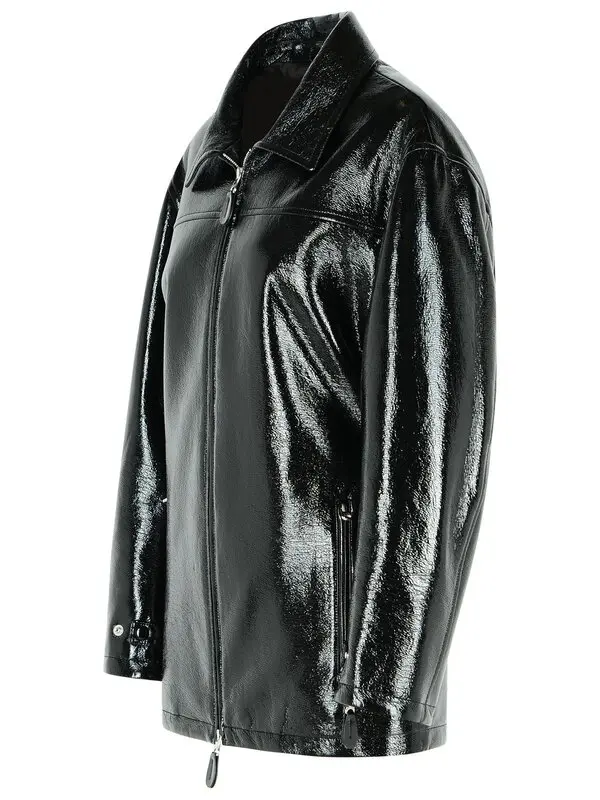 COURREGES Vinyl Cotton Blend Jacket