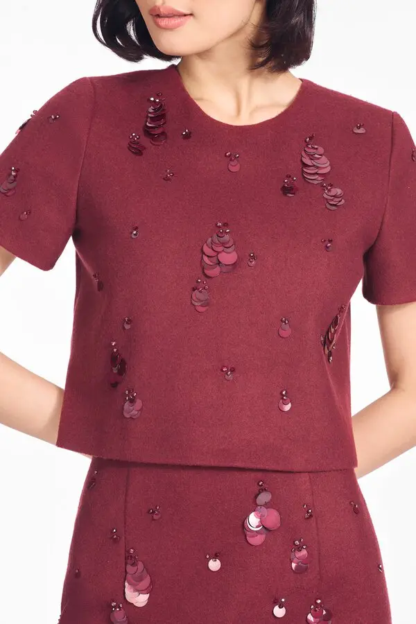 Sachin & Babi Embellished Nadine Top