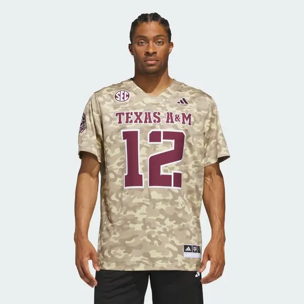 Adidas Premier Texas A&m Sts Strategy Jersey - Team Sand
