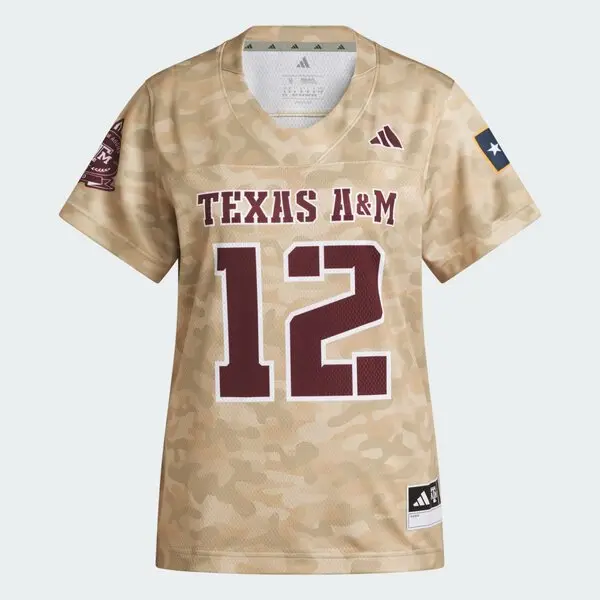 Adidas Texas A&m Strategy Jersey - Team Sand
