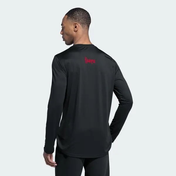 Adidas Nebraska Cornhuskers Long Sleeve T-shirt Black