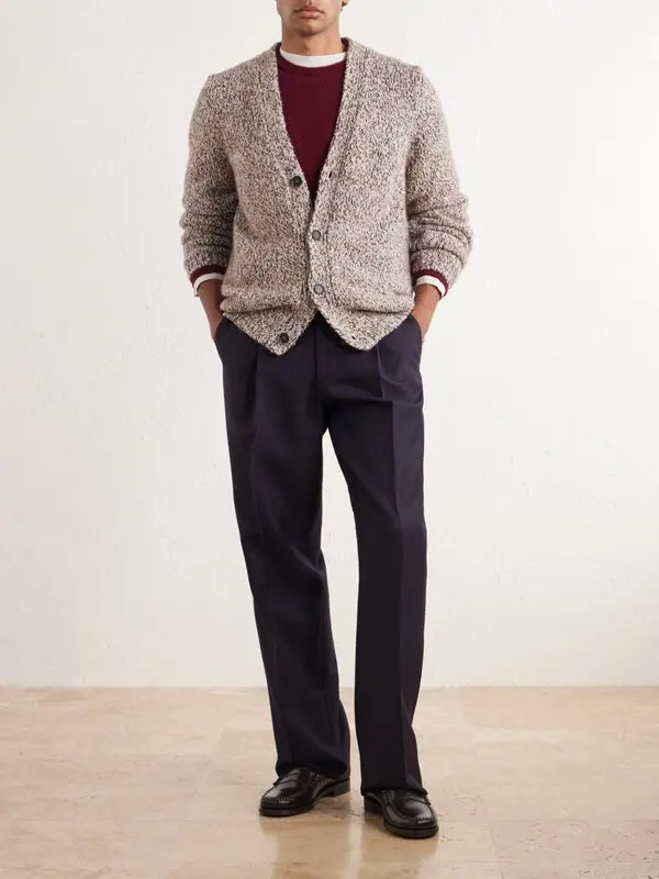Massimo Alba Linus Wool-blend Cardigan