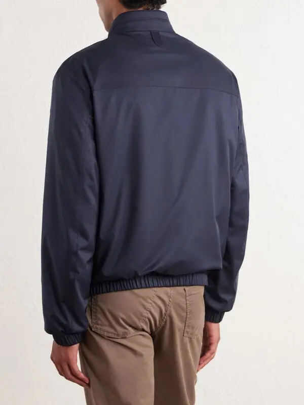 Canali Reversible Shell Bomber Jacket