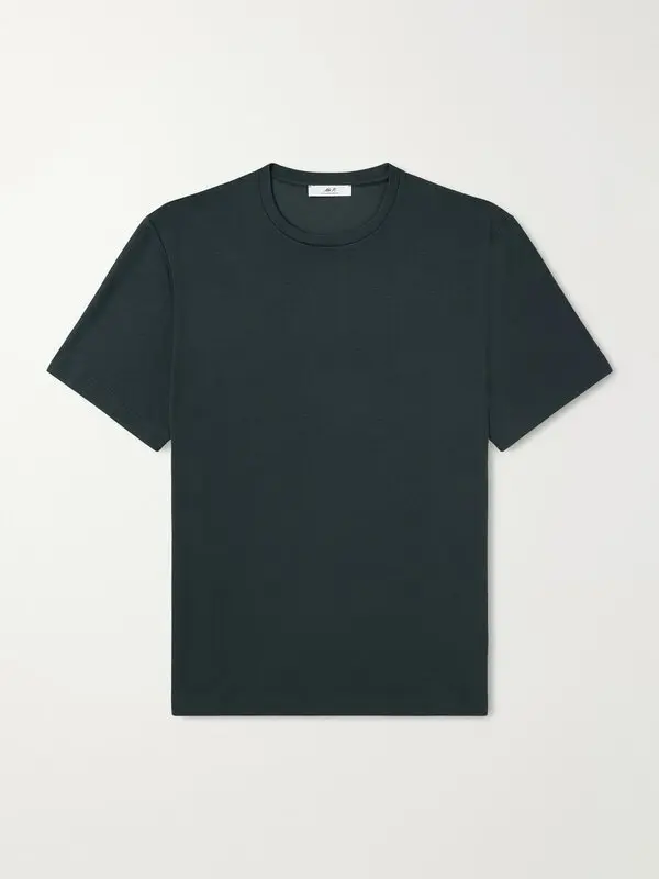 Mr P. Cotton And Lyocell-blend Jersey T-shirt