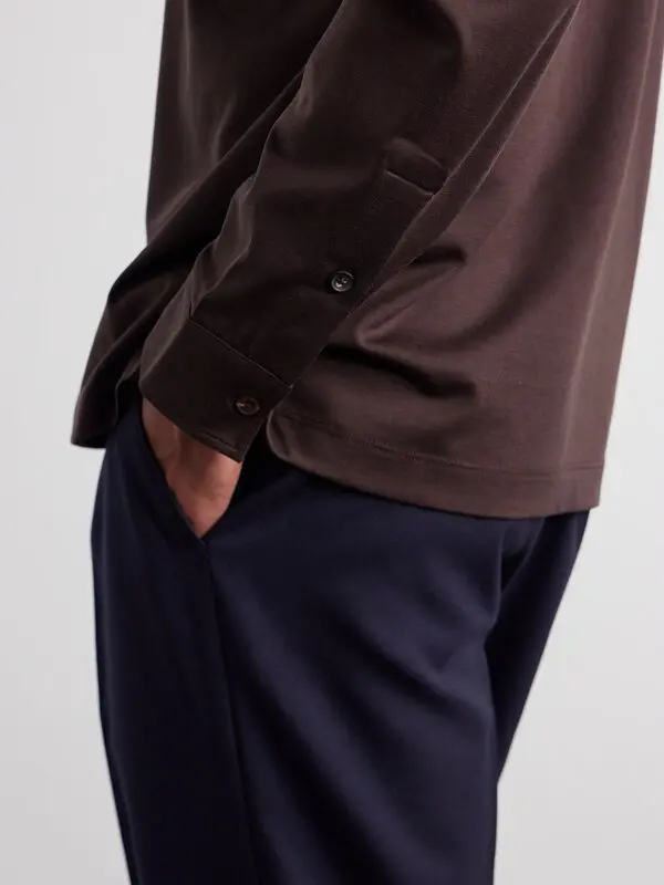 Mr P. Silk And Cotton-blend Polo Shirt