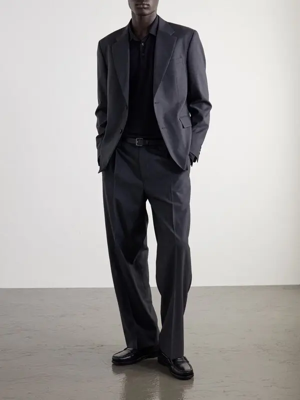 Mr P. Silk And Cotton-blend Polo Shirt