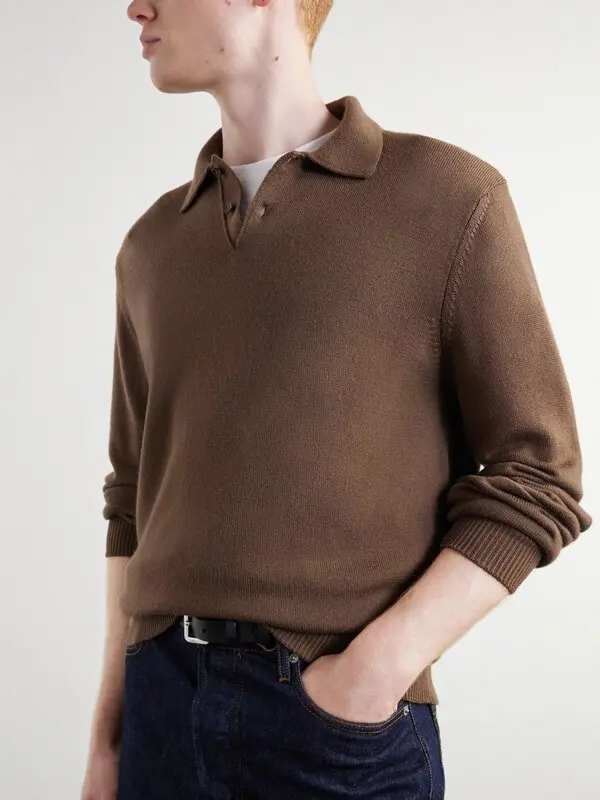 Mr P. Merino Wool Polo Shirt