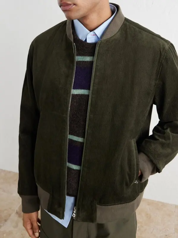 Mr P. Cotton-corduroy Bomber Jacket