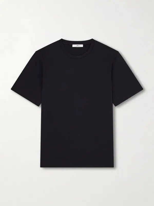 Mr P. Silk And Cotton-blend T-shirt
