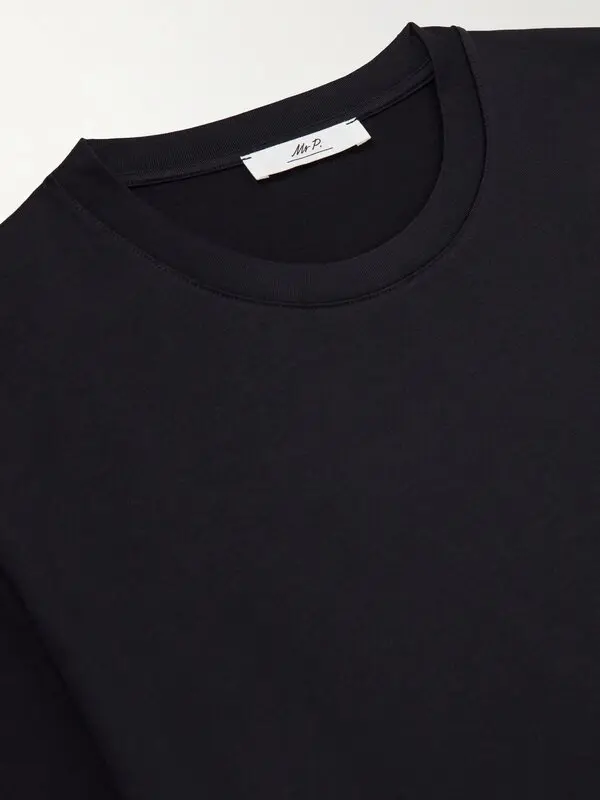 Mr P. Silk And Cotton-blend T-shirt