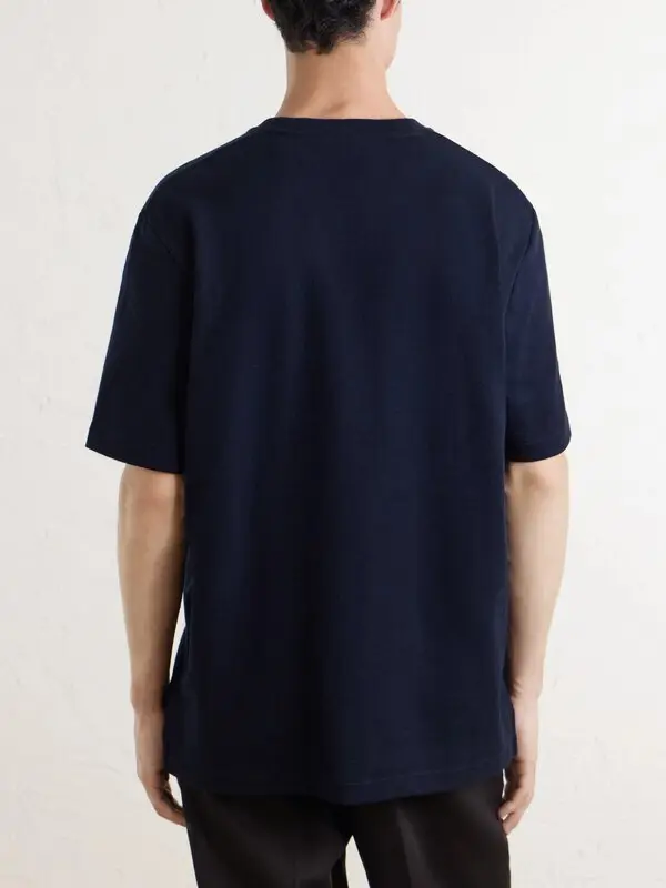 Mr P. Cotton-blend Double-faced Jersey T-shirt