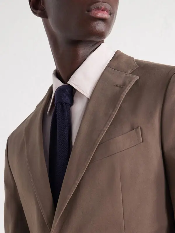 Zegna 6.5cm Knitted Cashmere Tie