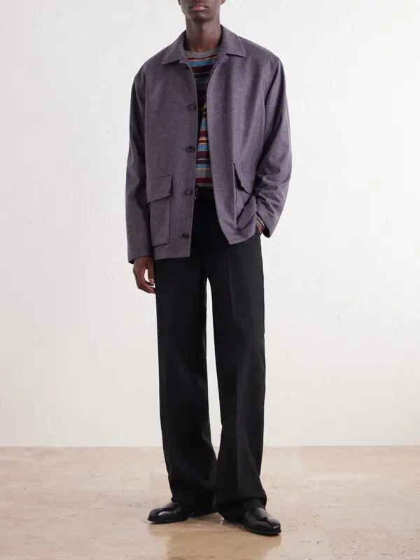 Caruso Wool And Cashmere-blend Blouson Jacket