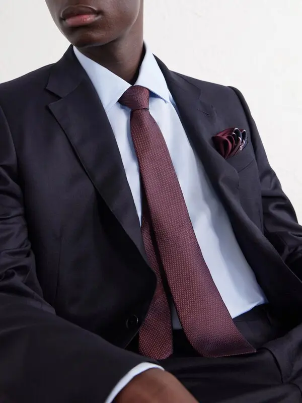 Zegna 8cm Silk-twill Tie