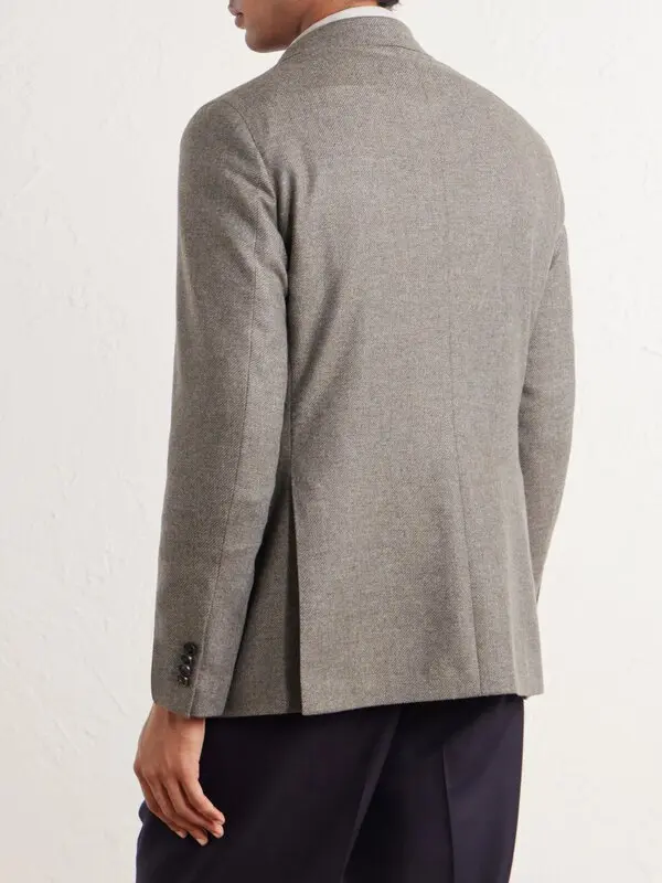Caruso Aida Wool And Cashmere-blend Twill Blazer