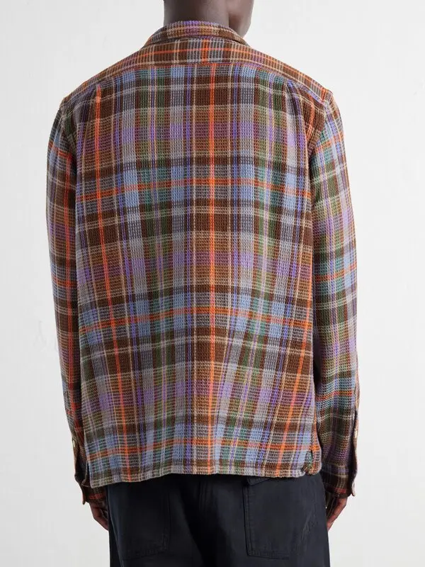 Polo Ralph Lauren Checked Cotton-waffle Shirt