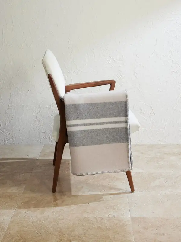 Brunello Cucinelli Striped Cashmere Throw