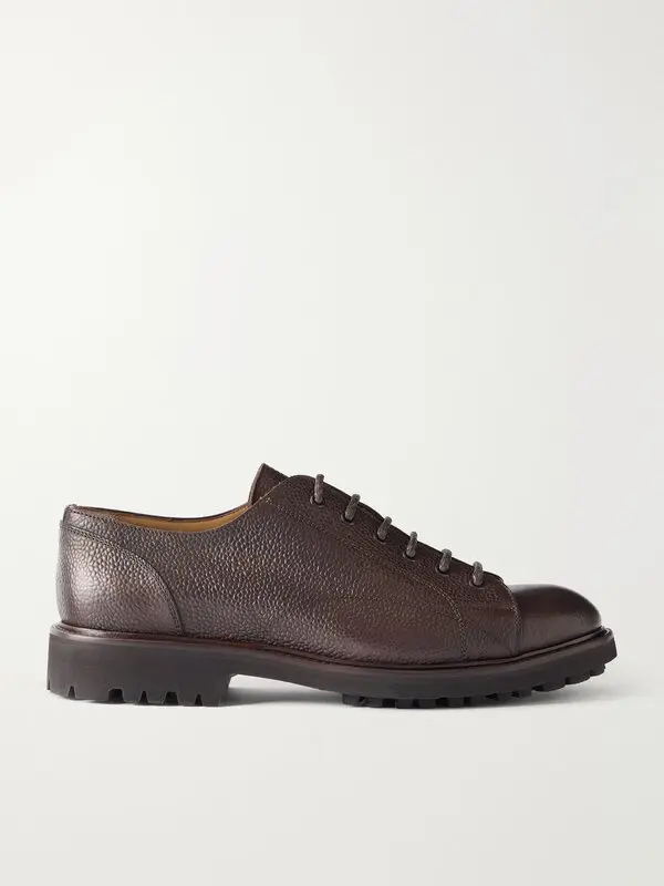 Mr P. Full-grain Leather Derby Shoes