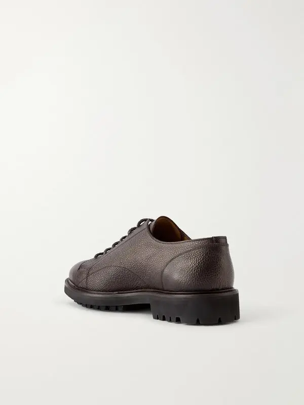 Mr P. Full-grain Leather Derby Shoes