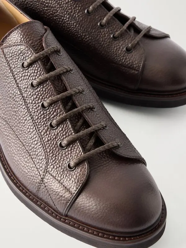 Mr P. Full-grain Leather Derby Shoes