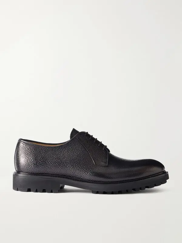 Mr P. Full-grain Leather Derby Shoes