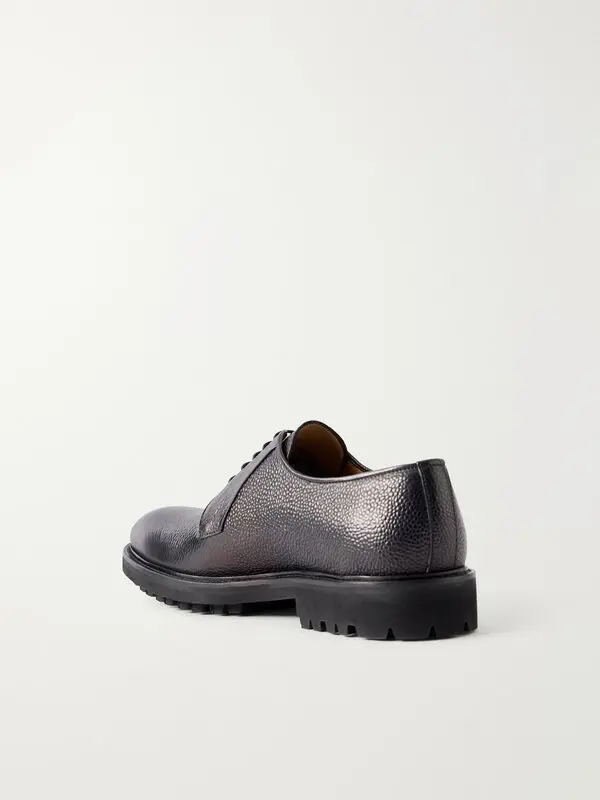 Mr P. Full-grain Leather Derby Shoes