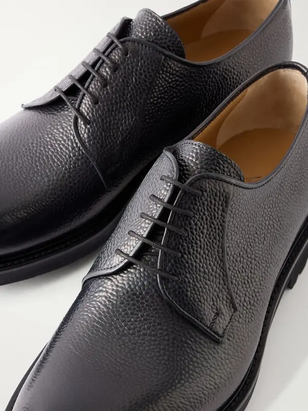 Mr P. Full-grain Leather Derby Shoes