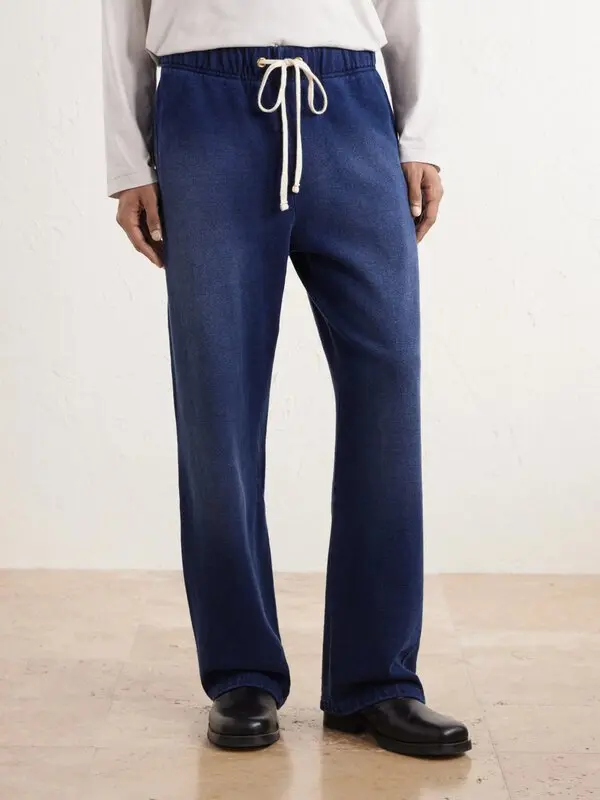 LES TIEN Straight-leg Cotton-fleece Sweatpants