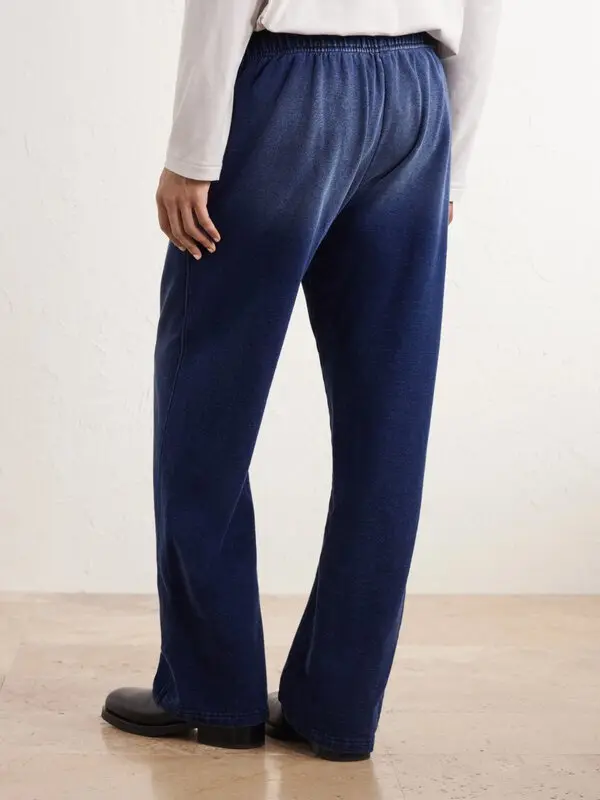 LES TIEN Straight-leg Cotton-fleece Sweatpants