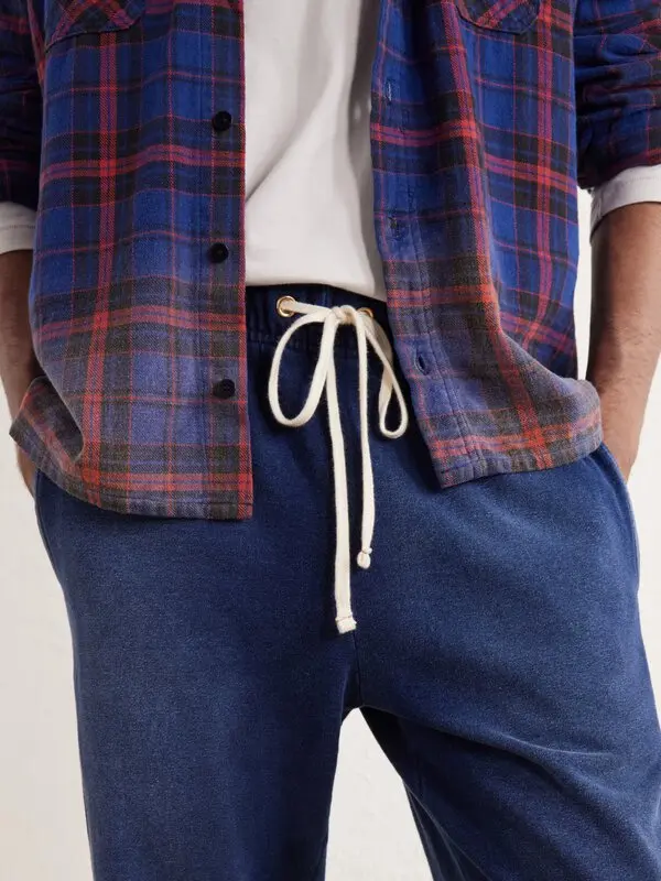 LES TIEN Straight-leg Cotton-fleece Sweatpants