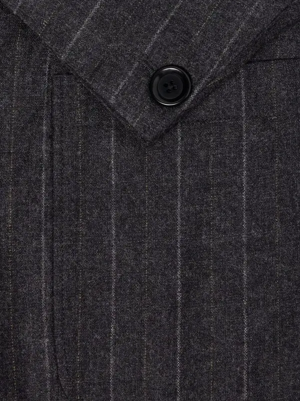 Oliver Peoples Westbury Striped Wool-blend Suit Jacket