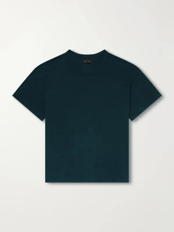 LES TIEN Cotton-jersey T-shirt