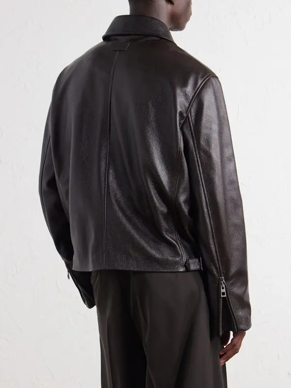 Loewe Full-grained Leather Jacket