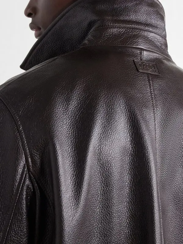 Loewe Full-grained Leather Jacket