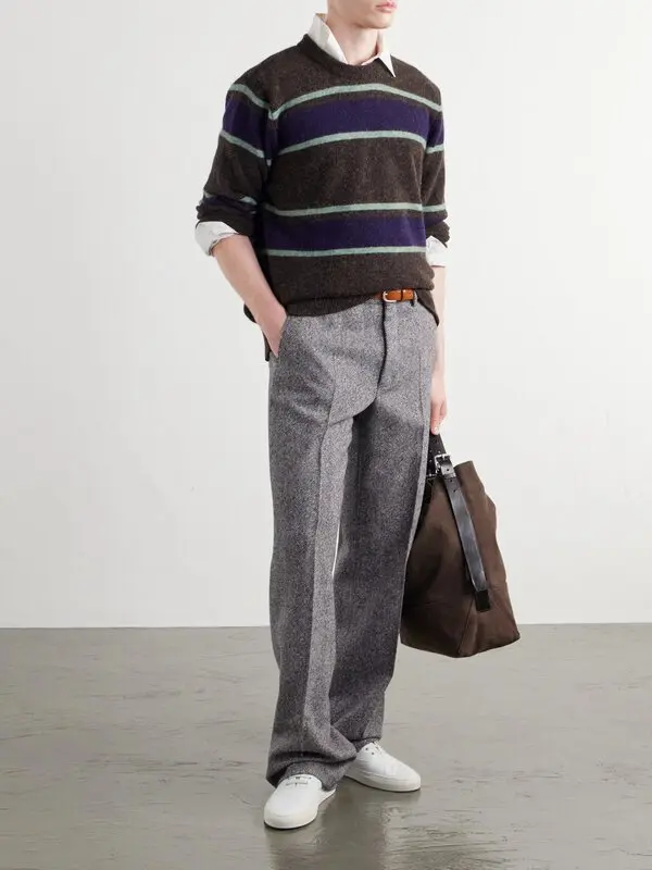 Oliver Peoples Blenheim Striped Wool-blend Sweater