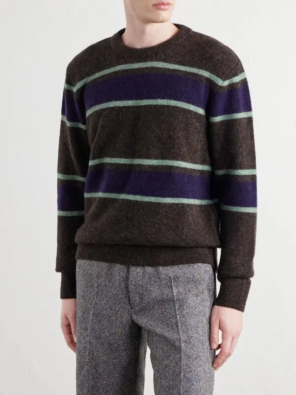 Oliver Peoples Blenheim Striped Wool-blend Sweater
