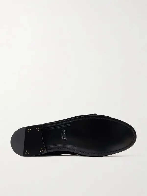 Saint Laurent Le Loafer Velvet Loafers
