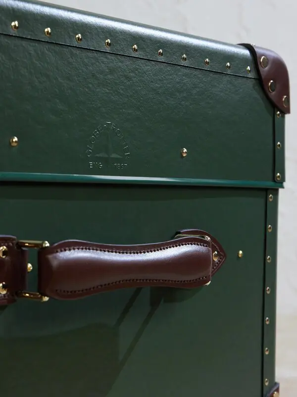 GLOBE-TROTTER Steamer Leather Home Trunk