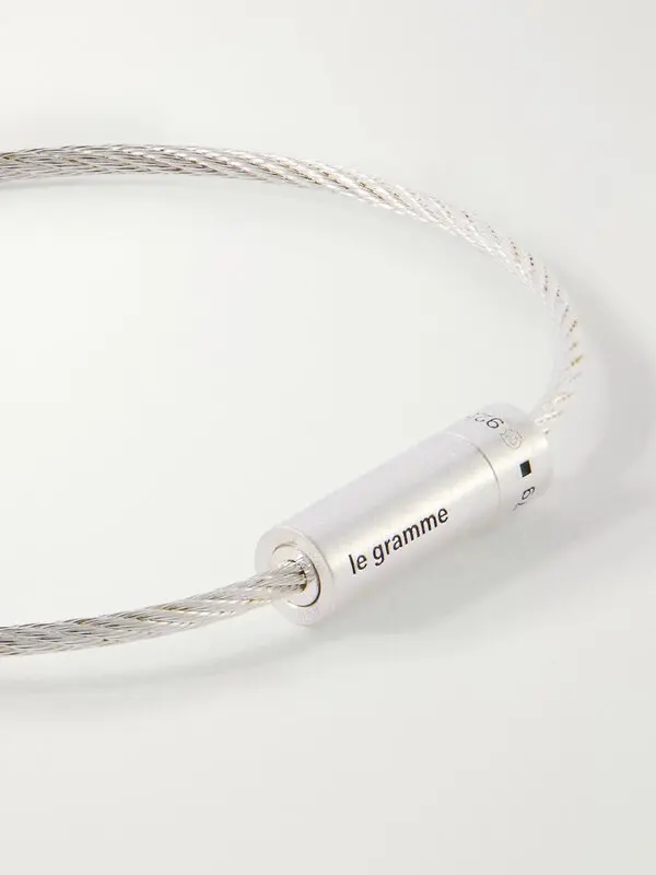 Le Gramme 7g Brushed Sterling Cable Bracelet