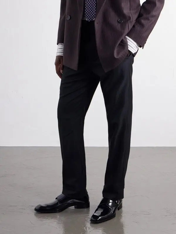 Saint Laurent Connor Leather Oxford Shoes