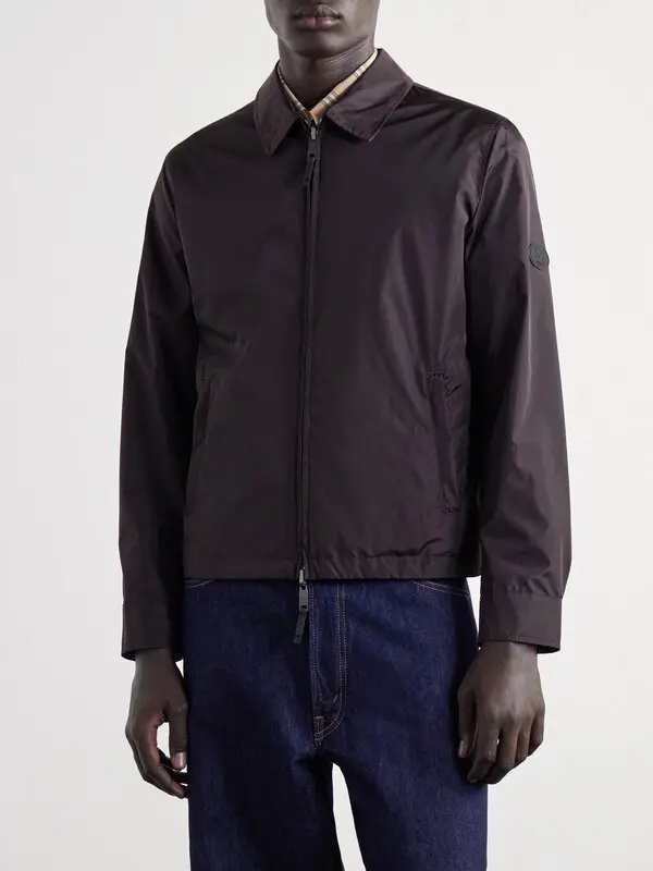 Burberry Logo-appliquéd Shell Jacket