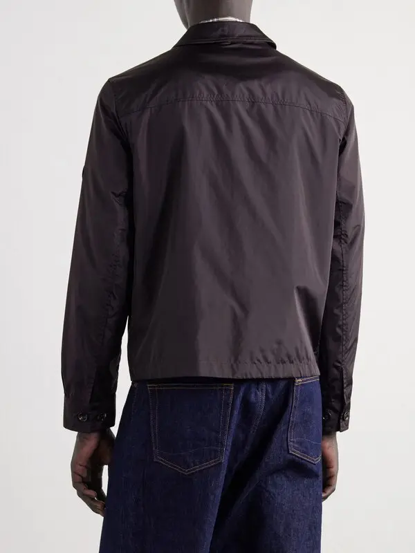 Burberry Logo-appliquéd Shell Jacket